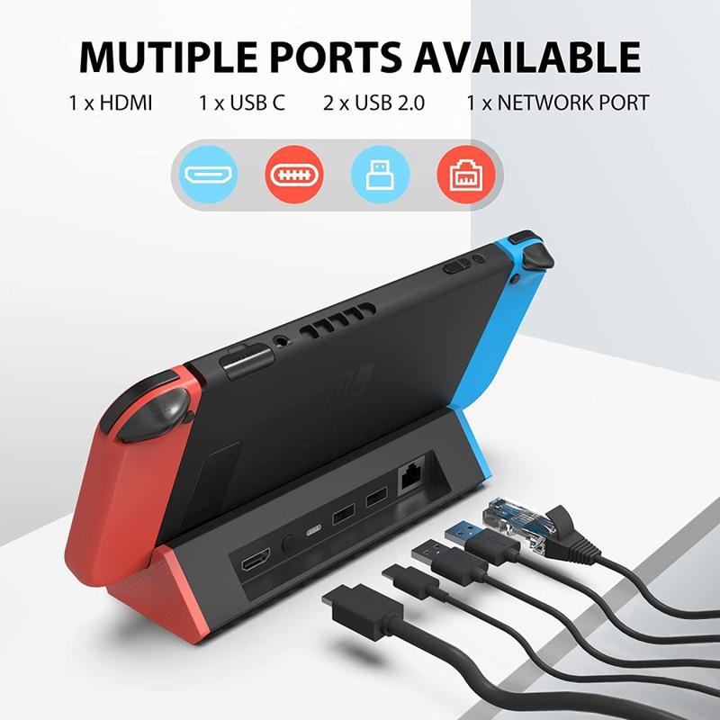 Station d'accueil multiport pour Nintendo Switch / Switch OLED (modèle ...