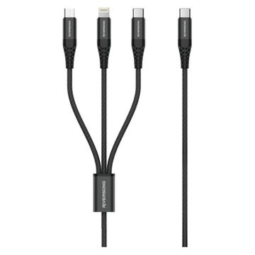 Riversong Infinity Câble 3-en-1 tressé en nylon - USB-C vers USB-C ...