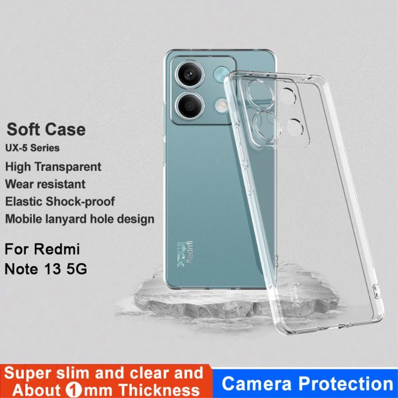 Coque Xiaomi Redmi Note 13 en TPU Imak UX-5 - Transparente