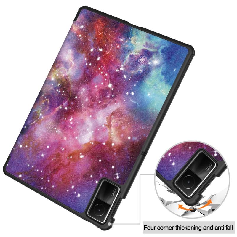 Étui à Rabat Smart Xiaomi Redmi Pad SE - Série Tri-Fold - Galaxie