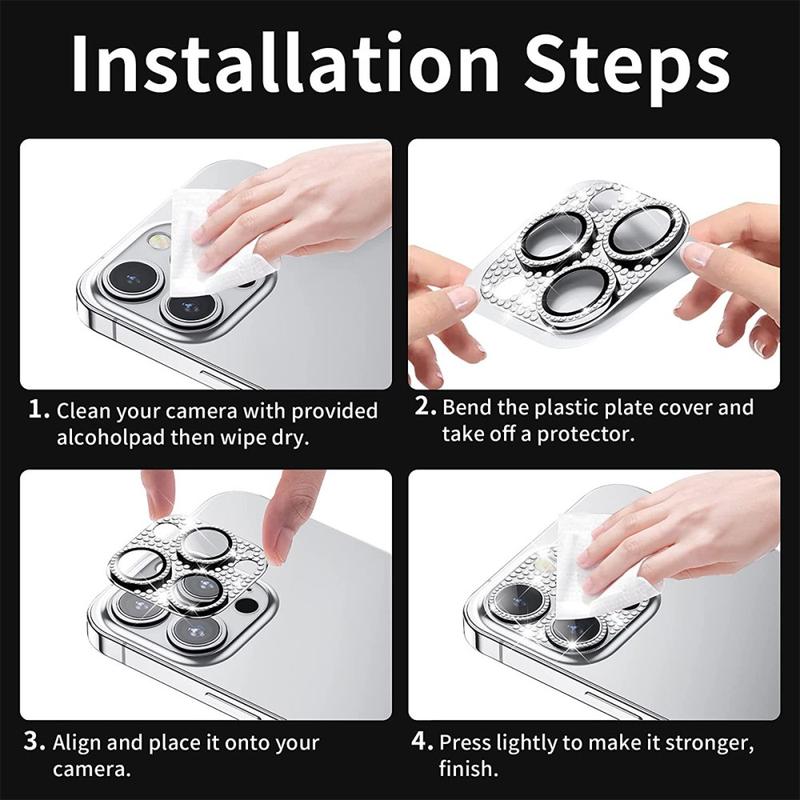 Protecteur Objectif iPhone 15 Pro/15 Pro Max en Verre Trempé Hat Prince ...