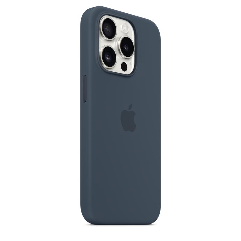Coque iPhone 15 Pro Max en Silicone avec MagSafe Apple MT1P3ZM/A - Bleu ...