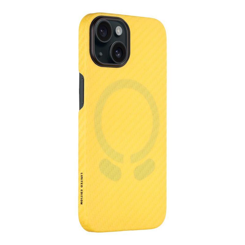 iPhone 15 Tactical MagForce Aramid Industrial Case - Jaune
