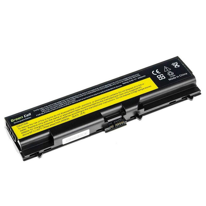 Batterie Green Cell pour Lenovo ThinkPad L520, T420, T520, W520 - 4400mAh