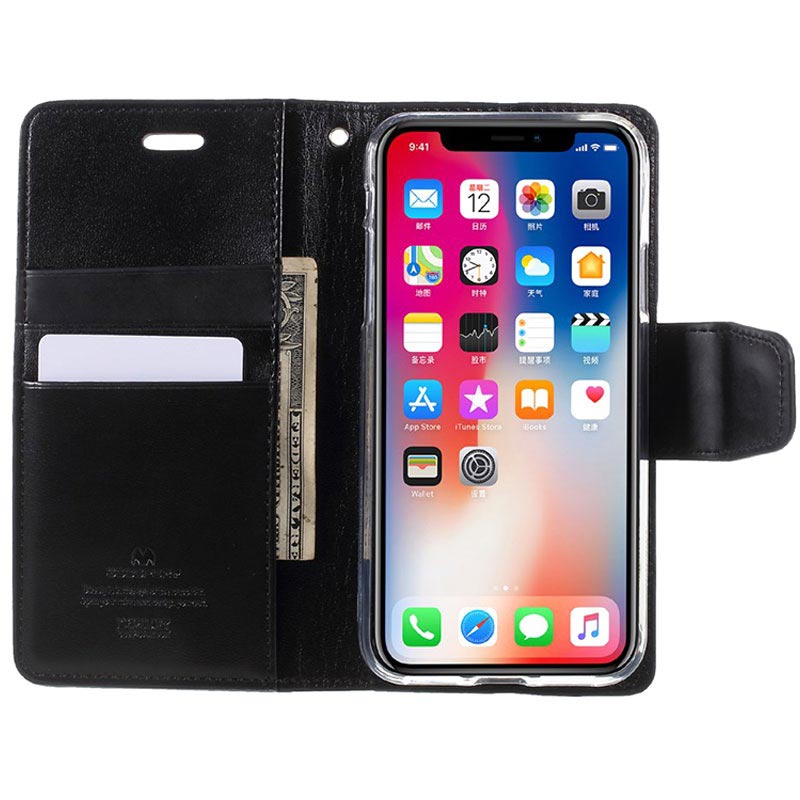 tui Portefeuille Mercury Goospery Sonata Diary Pour IPhone X IPhone tui Portefeuille Mercury Goospery Sonata Diary Pour IPhone X IPhone