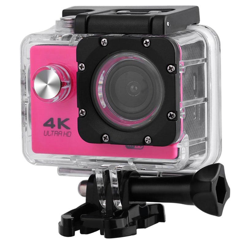 Caméra de Sport Étanche 4K WiFi SJ60 - Rose Vif